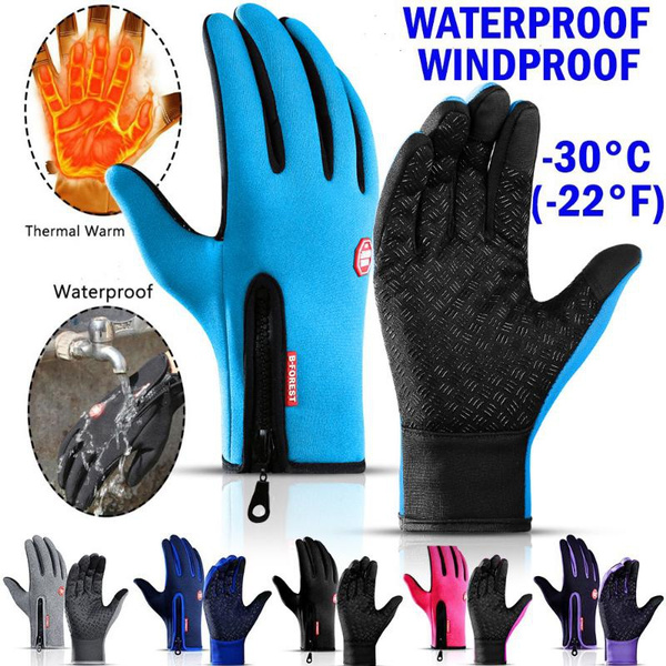 Winter Gloves for Men Women Touchscreen Warm Outdoor Cycling Driving ...