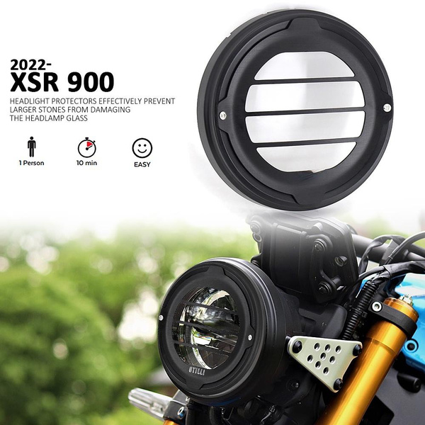 New Matte Black Front Headlight Grille Cover Protector Motorcycle ...