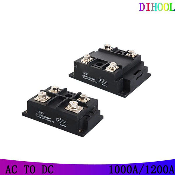 DIHOOL 1000A/1200A Single-Phase Diode Bridge Rectifier Module With Radiator Copper Base High ...