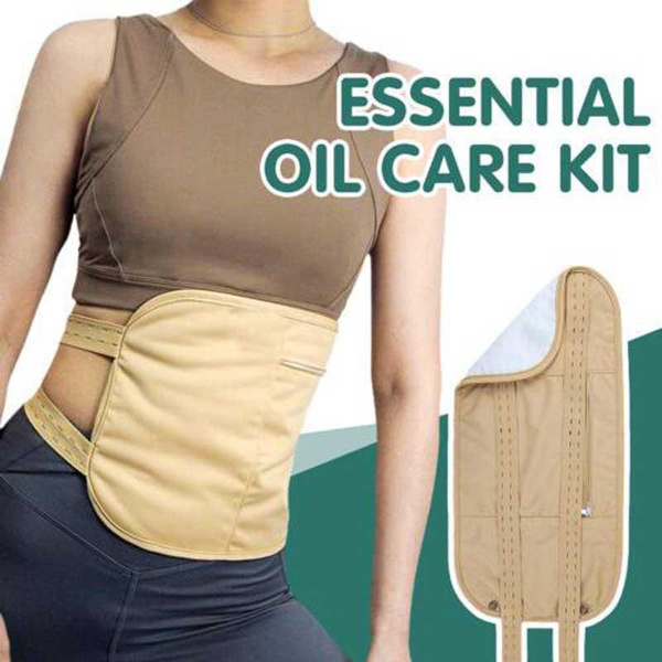 1pc Reusable Castor Oil Pack Kit Wrap for Insomnia Constipation ...