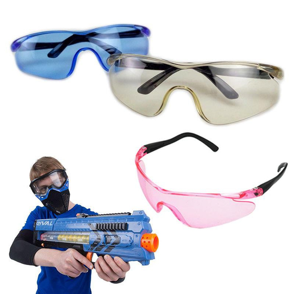 1PCS Safety Glasses for Nerf Toy Kids Outdoor Games Blue Protect Goggle ...
