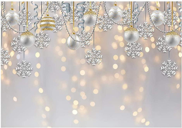 Winter Wonderland Party Backdrop for Photography White Christmas Merry ...