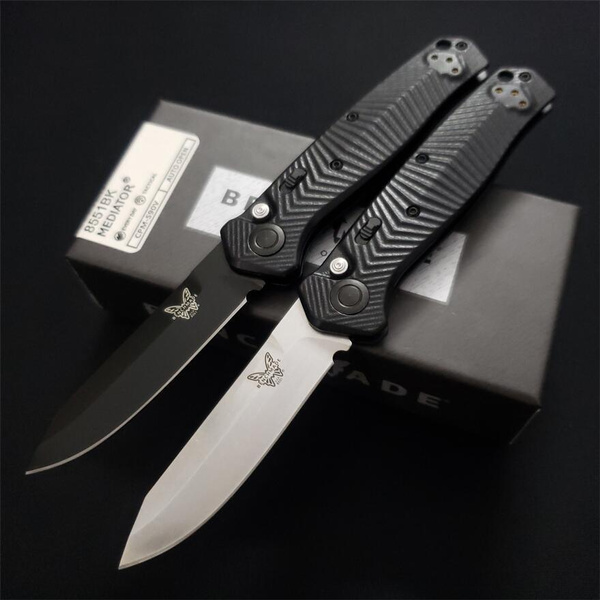 2023 Benchmade Mediator AUTO 8551 8551BK Folding Knife 3.3 2023 Benchmade Mediator AUTO 8551 8551BK Folding Knife 3.3