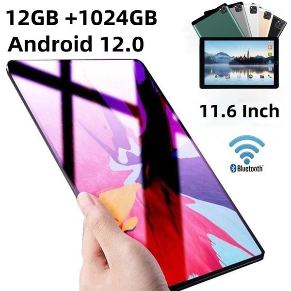 2023 New Global Version Tablet PC 12GB RAM 1024GB ROM 11.6 Inch HD ...