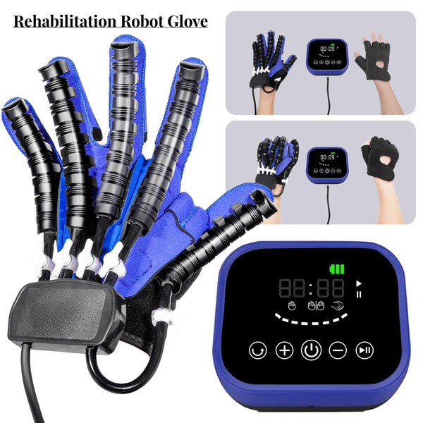 S-XL Finger Robot Rehabilitation Gloves Hand Therapy Equipment For ...