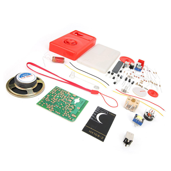 DIY Kit, AM Electronic DIY Kit, HX108-2 7 Tube Electronic DIY Kit Electronic Learning Set Parts ...