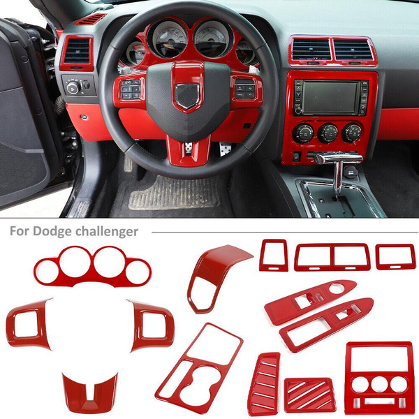 14 Pcs Full Set Center Consoler Interior Decoration Cover Trim Kit for ...