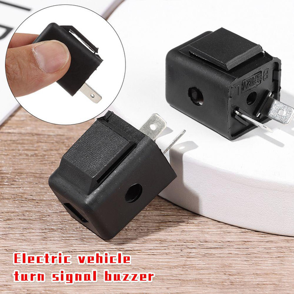 1/2pcs Black LED Flashers Electric Vehicle Accessories Relay Blinker ...