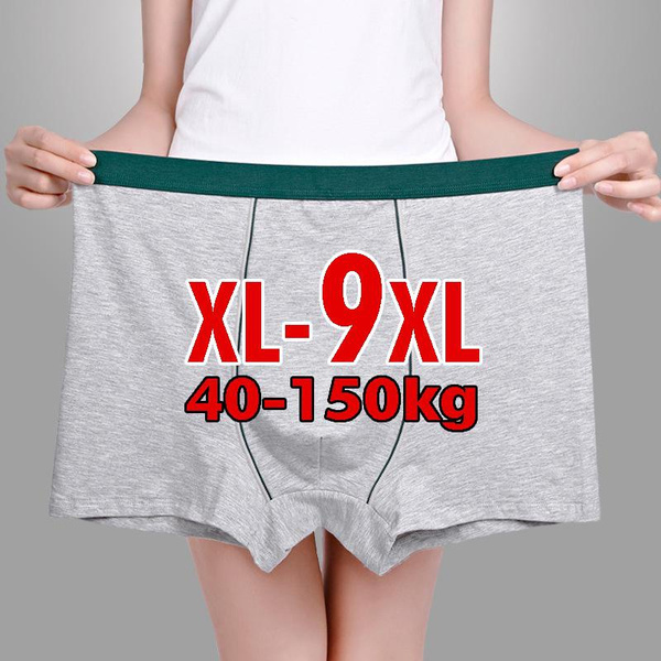 Up to 9XL Extra Large Mens Underwear Boxer for Fat Friends High Quality 100% Cotton Loose Leg No ...