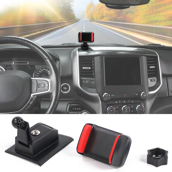 ABS Center Console Mobile Phone Mount Stand Cellphone Bracket ...