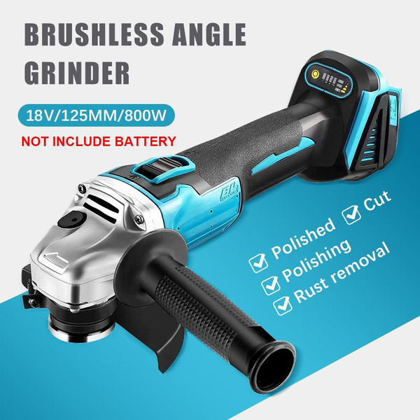 Cordless Brushless Angle Grinder Powered Tools Electric Diy Cutter ...