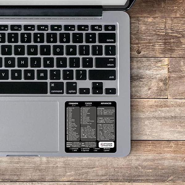 Sticker Master Mac OS MacBook Air Pro Decal Sticker Cheat Sheet ...