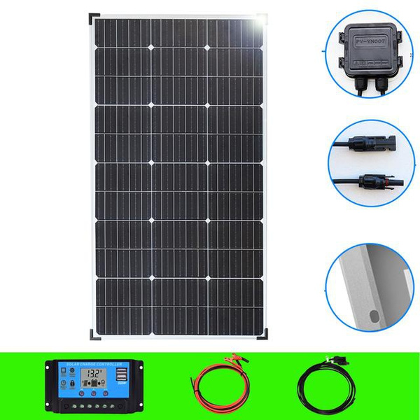 OFF GRID 12V SOLAR SYSTEM 200W SOLAR PANEL KIT WITH PWM CONTROLLER ...