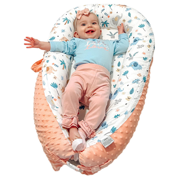 Hiseeme Baby Lounger, Baby Nest Co-Sleeping, Baby Lounger Girl for ...