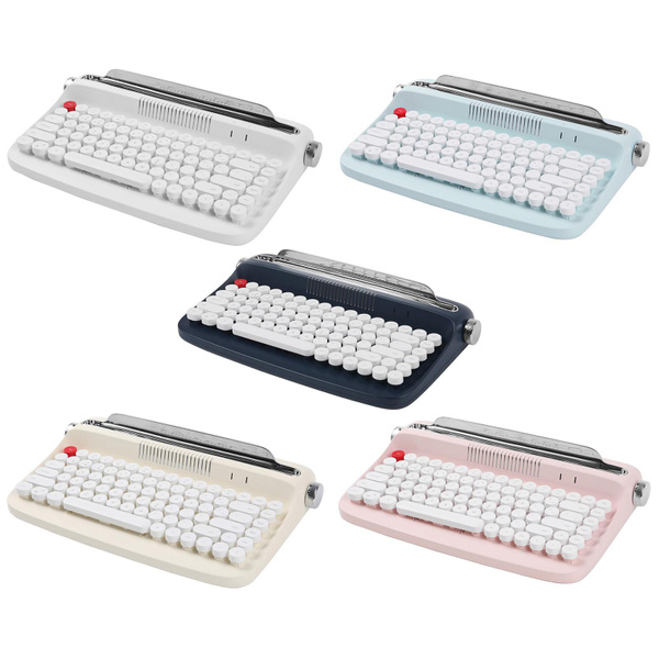 Round Keycap Bluetooth-com Mini Wireless Keyboard Waterproof Mechanical ...