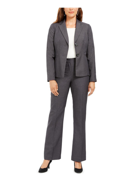 Le Suit Women's Business Career Pant Suit Gray Size 8 | Wish