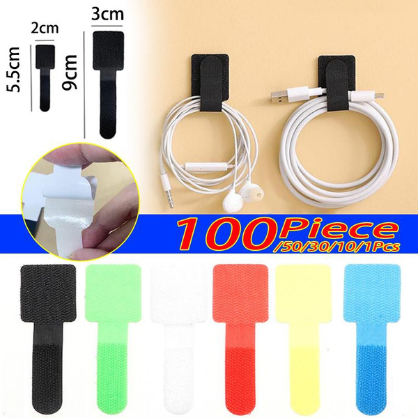 New Durable And Soft Nylon Strap Self Adhesive Cable Tie Wire Organizer ...