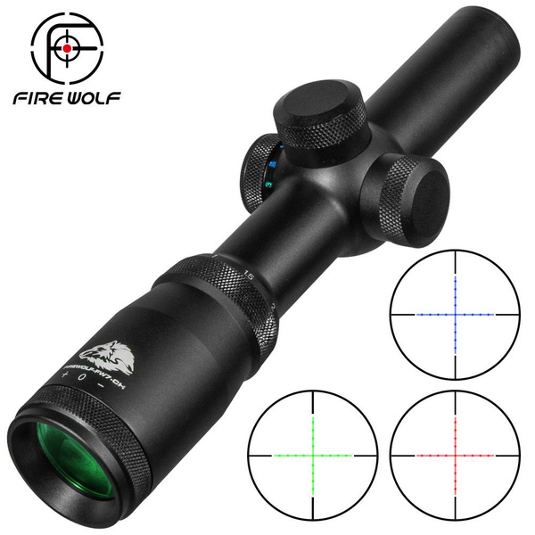 Fire Wolf 1-4X24 FFP Compact Sight Hunting Riflescopes First Focal ...