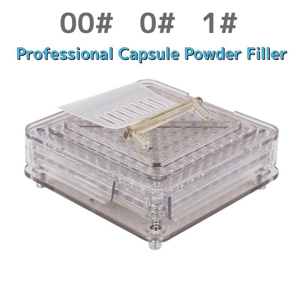 100 Holes 00# 0# 1# Professional Capsule Powder Filler Plate Filling ...