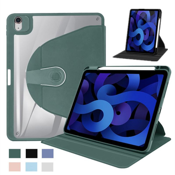 Acrylic Rotation Tablet Case For iPad 10th Generation Air 5 2022 10.9 ...