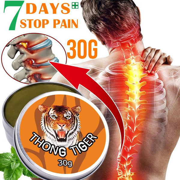 Thai Tiger King Ointment Relieves Rheumatic Pain, Muscle Pain, Blood ...