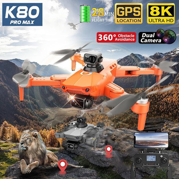 2023 K80 PRO MAX Drone GPS 4K Professional Camera 5G FPV 1.2Km ...