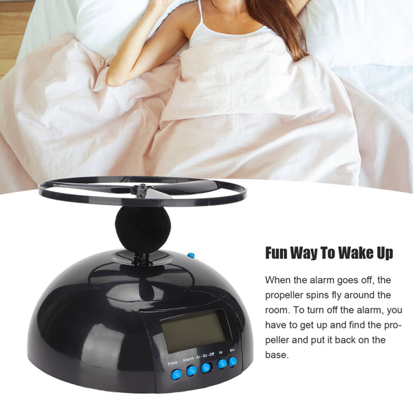 Electronic Clock Multipurpose Run Away Flying Alarm Clock For Bedroom ...