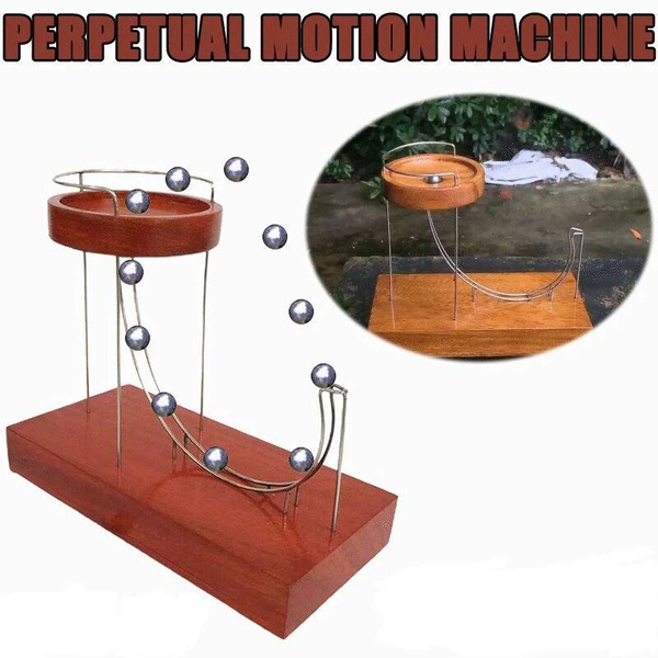 Perpetual Motion Machine Kinetic Art Marble Machine Marble Machine ...