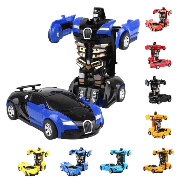 Toy car robot transformation, gift model for children and young ...