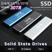 USB 3.1 High Speed 2/4/8/12/16/20/30TB 500GB Solid State Mobile ...