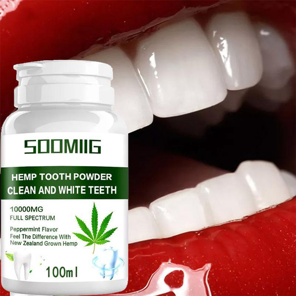 Natural Plant Pearl Tooth Powder Yellow Teeth Buster, Fresh Breath ...