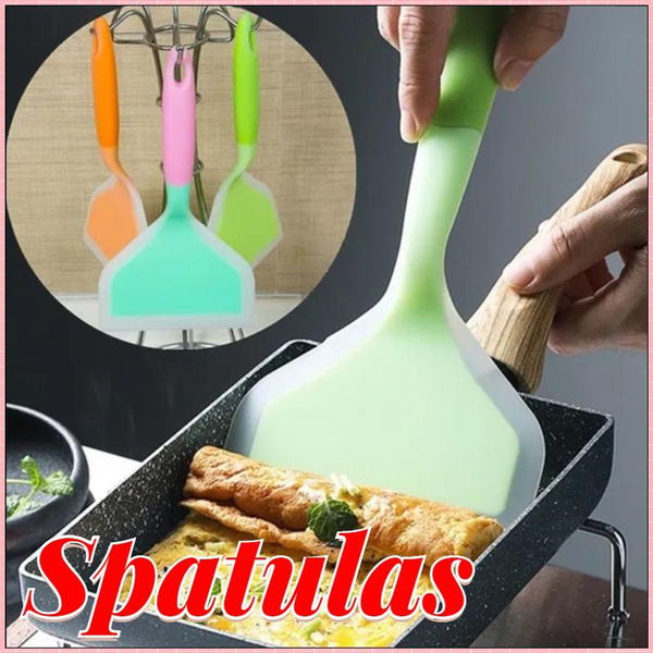Home Cooking Utensils Spatulas Beef Meat Egg Kitchen Scraper Wide Pizza ...