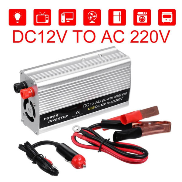 Off Grid 1000W Power Inverter Car Inverter DC12V to AC220V with USB ...