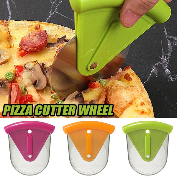 Creative Round Pizza Cutter Wheel Pizza Cutting Roller Pizza Hob Cake ...