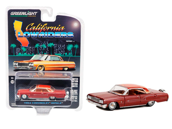 1964 Chevy Impala SS Custom Maroon with Graphics "California Lowriders ...