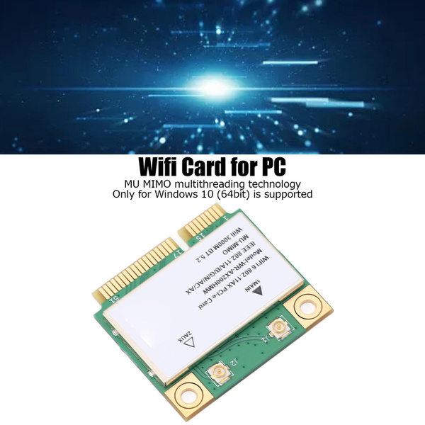 Laptop Wireless Net Card 2.4G/5G Dual Band 2974M WiFi6 MU MIMO ... Laptop Wireless Net Card 2.4G/5G Dual Band 2974M WiFi6 MU MIMO ...