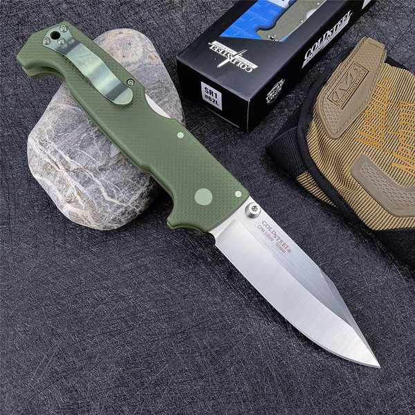 Cold Steel 62Lsr1 Flipper Knife G10 Handle Outdoor Hunting Pocket Knife ...