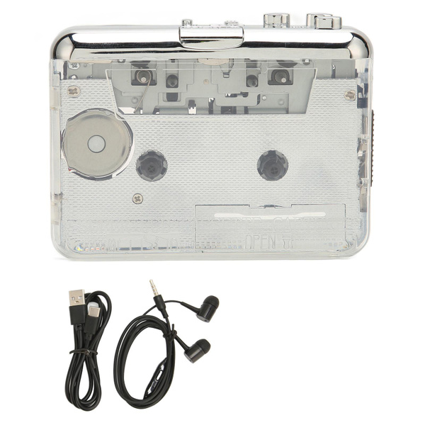 Cassette Player, USB Cassette To MP3 Converter Portable Cassette Music ...