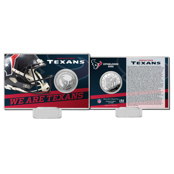 NFL Team History Silver Coin Card - Houston Texans | Wish
