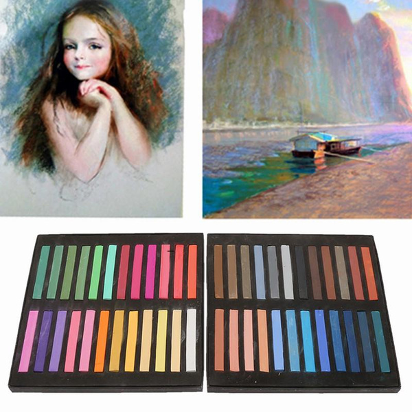 Fluorescent Crayons Painting Crayons Disposable Hair Dying Rod Painting ...