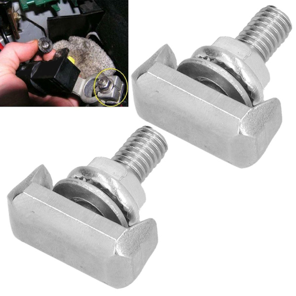 Battery Cable, Battery Terminal Screw And Nuts 2pcs Car Battery ...