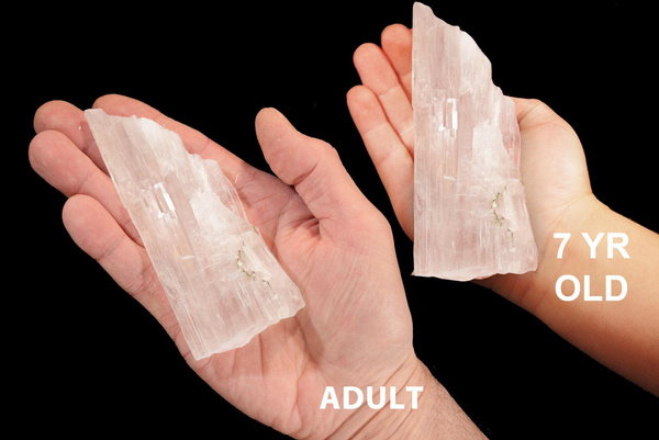KERNITE Crystal 6" 13-20 Oz Raw Rocks and Minerals Crown Chakra Healing ...