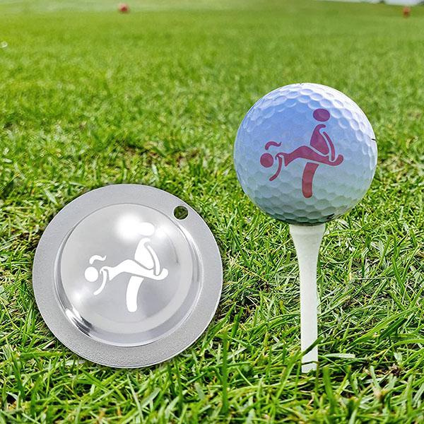 Golf Ball Alignment Marking Tool Personalized Golf Ball Markers Funny ...