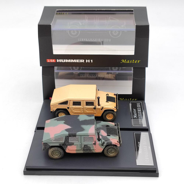 Master 1:64 for Hummer H1 Muddy Pickup Truck Military Diecast Toys Car ...