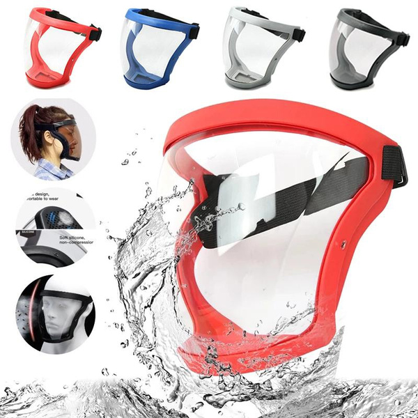 Transparent Full Face Protector Shield Household Eye Protection Mask ...