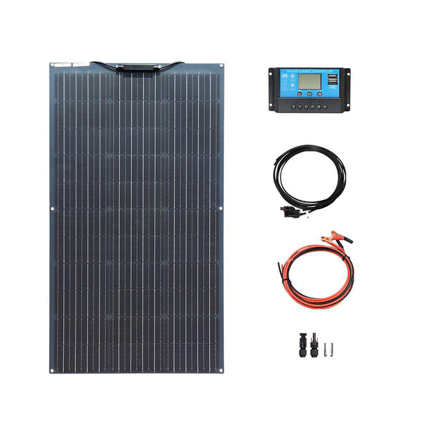 18V 100W 955*530*3mm Off-grid System Solar Panel Kit Monocrystalline ...