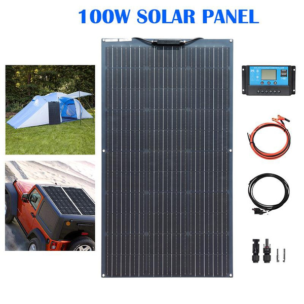 100W Mono Cell Off-grid Photovoltaic System Transparent TPT Surface ...