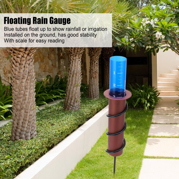 Floating Rain Gauge Ground Mounted Plastic Cylinder Rain Water ... Floating Rain Gauge Ground Mounted Plastic Cylinder Rain Water ...