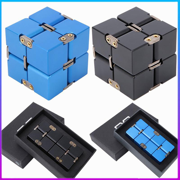 Aluminum Alloy Metal Infinity Cubes Relieve Stress Toy | Wish