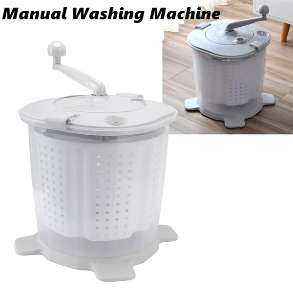 Portable Manual Washing Machine Detachable Wash Basket For Wash Small ...